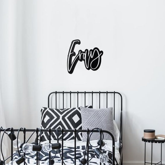 Double Layered Script signage – Bespoke Milestones