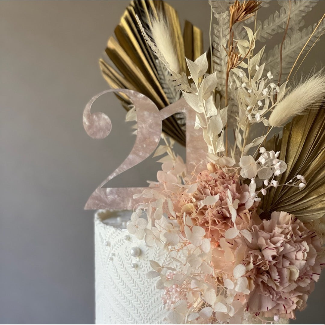 Oversized numbers – Bespoke Milestones